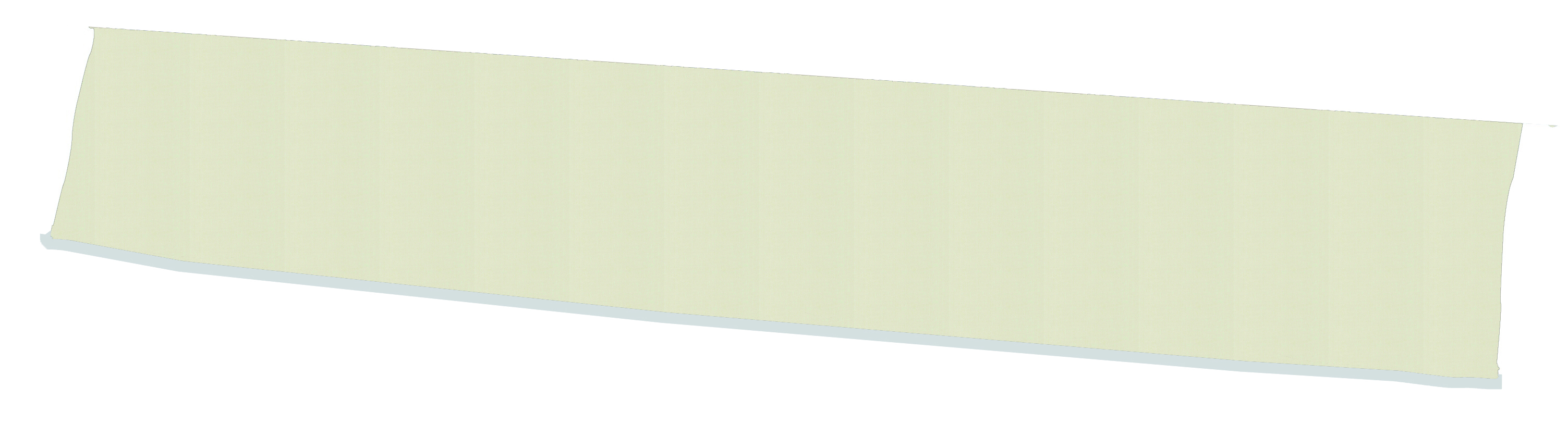 Lambrequin TIBELLY forme droite - Store largeur 6m